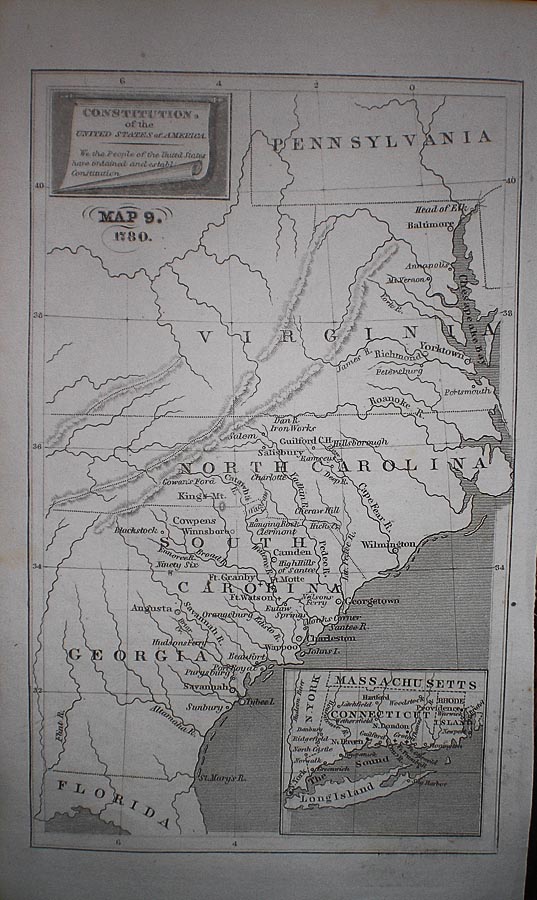 Map 9 1780 – Webster's Fine Books & Maps